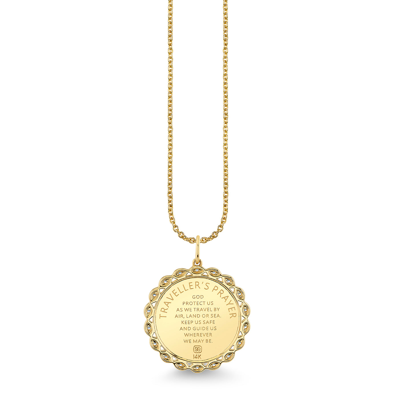 Shop Sydney Evan 14k Gold & Diamond Saint Christopher Coin Charm