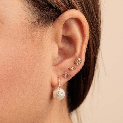 14k Gold Bead Earrings - Sydney Evan