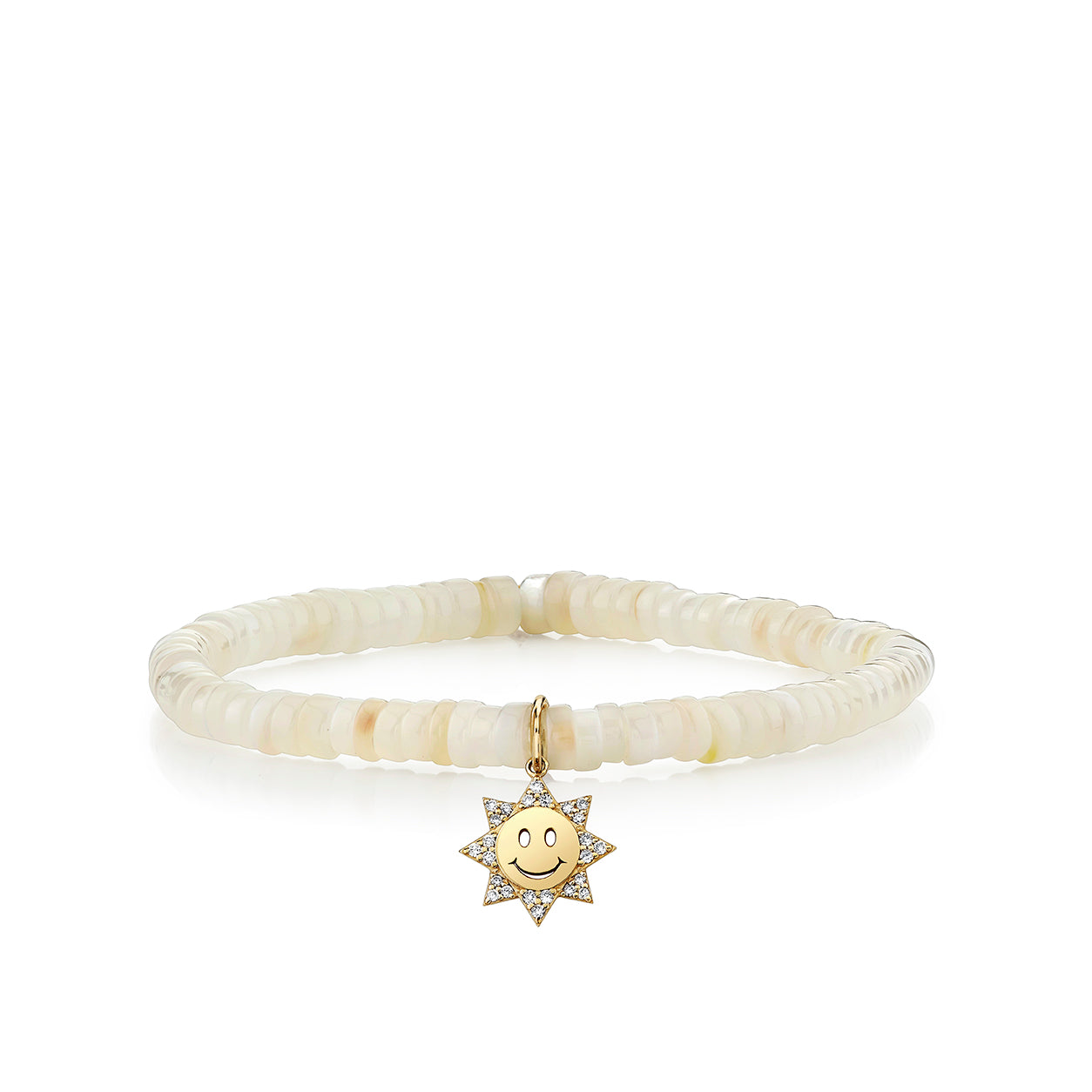 Shop Sydney Evan Kids Collection Gold & Diamond Sun Happy Face on ...