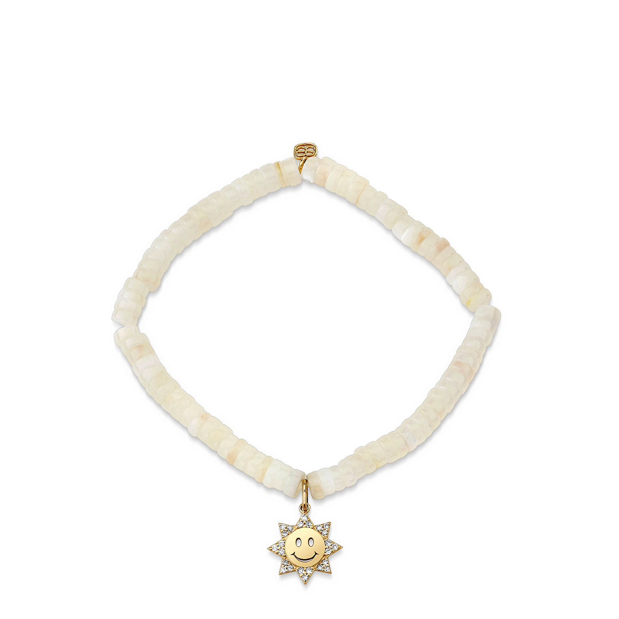 Shop Sydney Evan Kids Collection Gold & Diamond Sun Happy Face on ...
