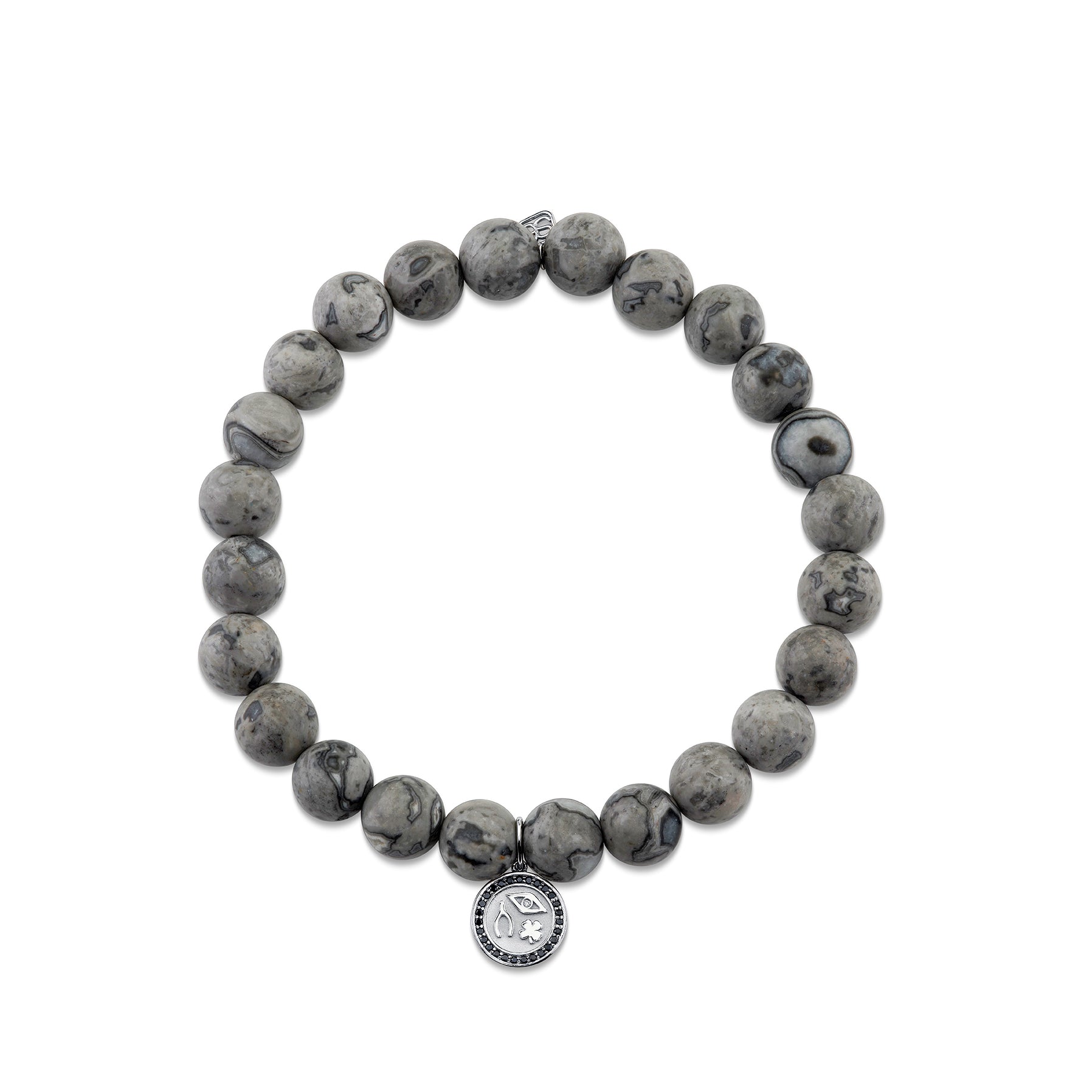 Shop Sydney Evan Men's Collection Gold & Diamond Tiny Luck and ...