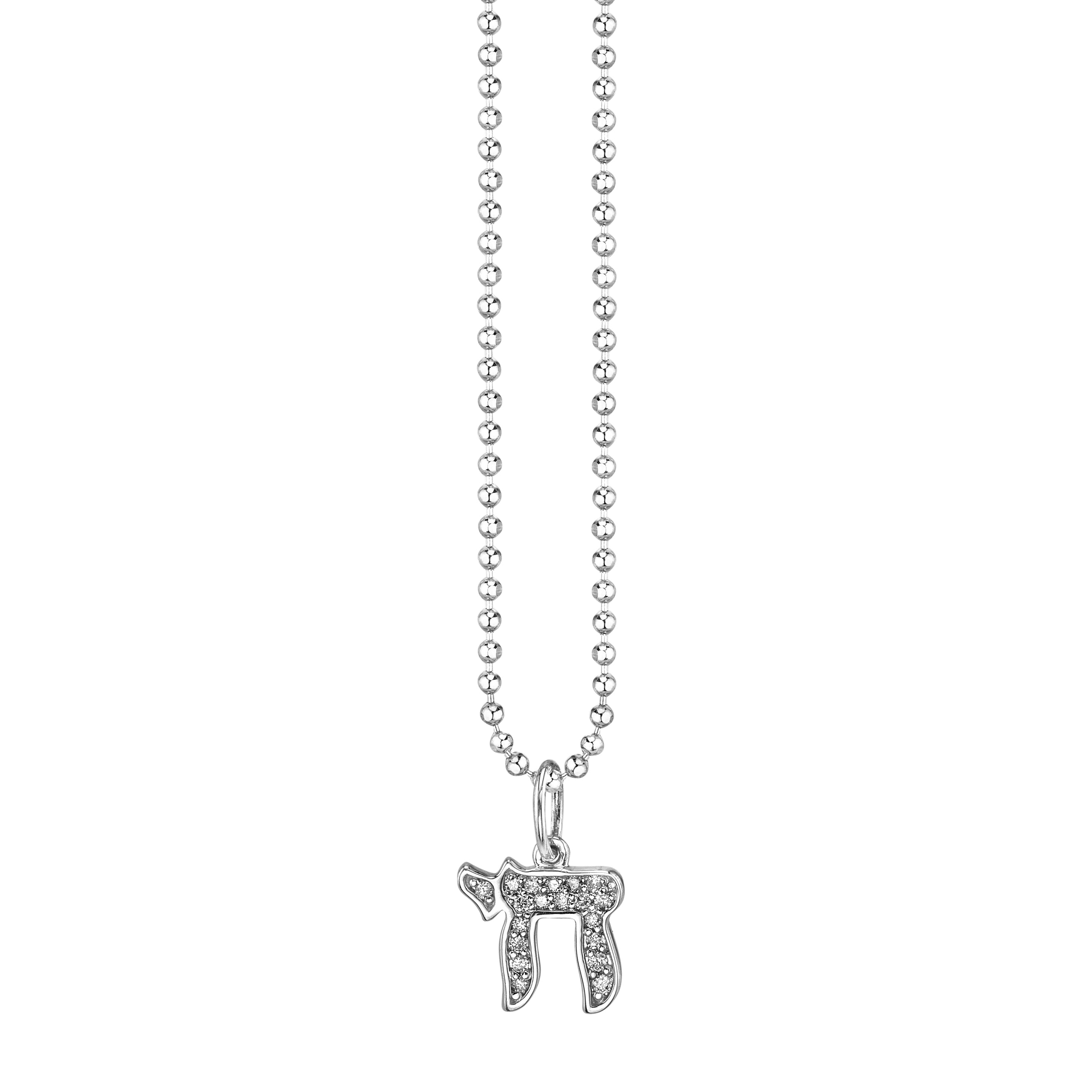 Shop Sydney Evan 14k Gold & Diamond Medium Chai Charm