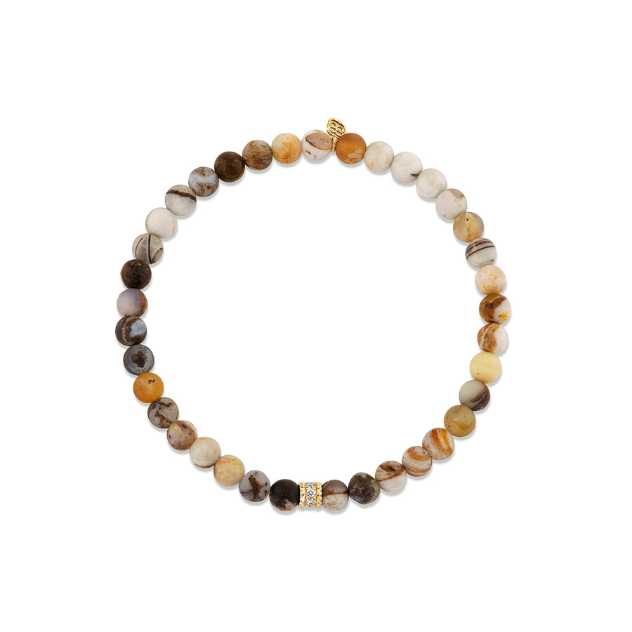 Shop Sydney Evan 14k Gold & Diamond 4mm Scallop Edge Pave Rondelle on ...