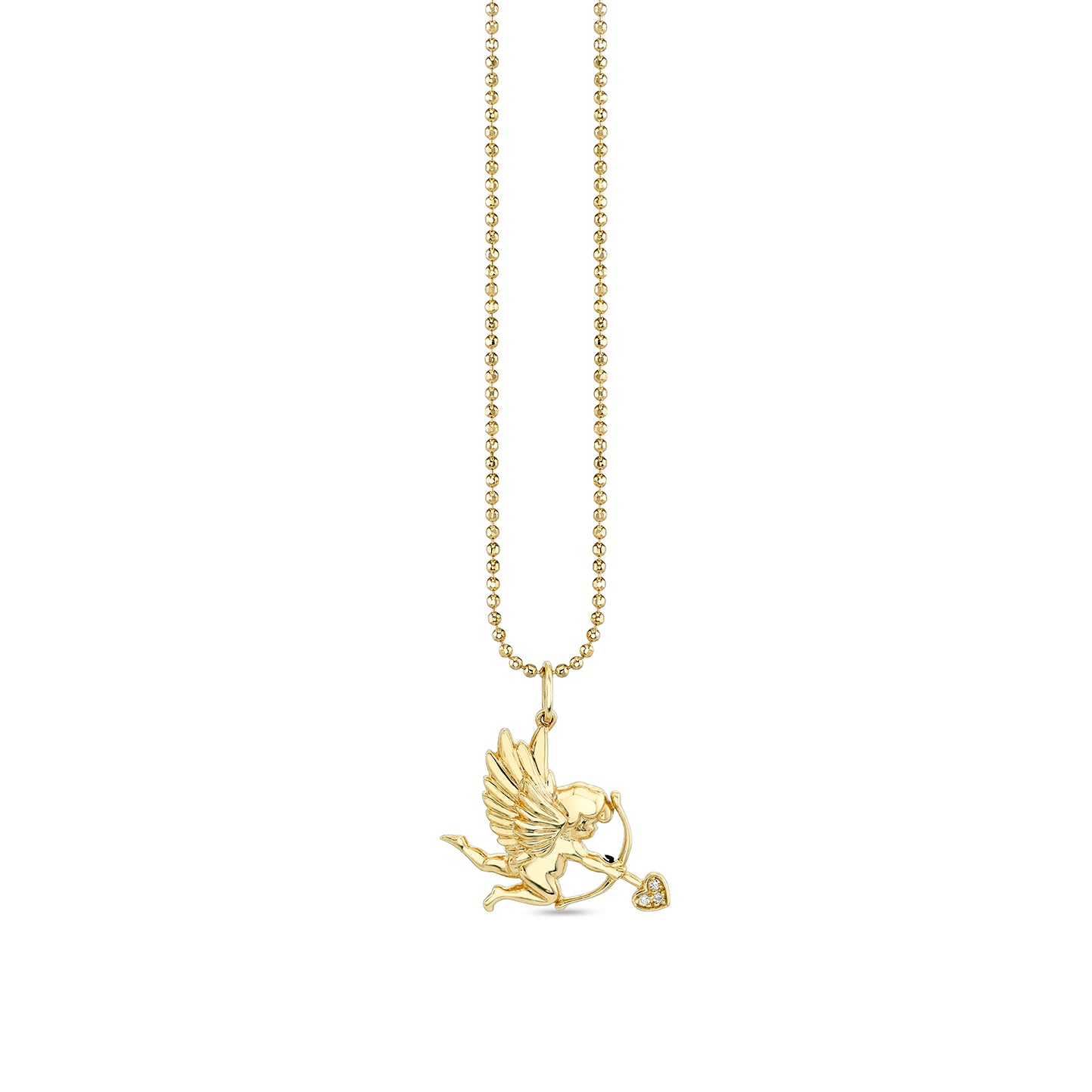 Shop Sydney Evan 14k Gold & Diamond Cupid Charm