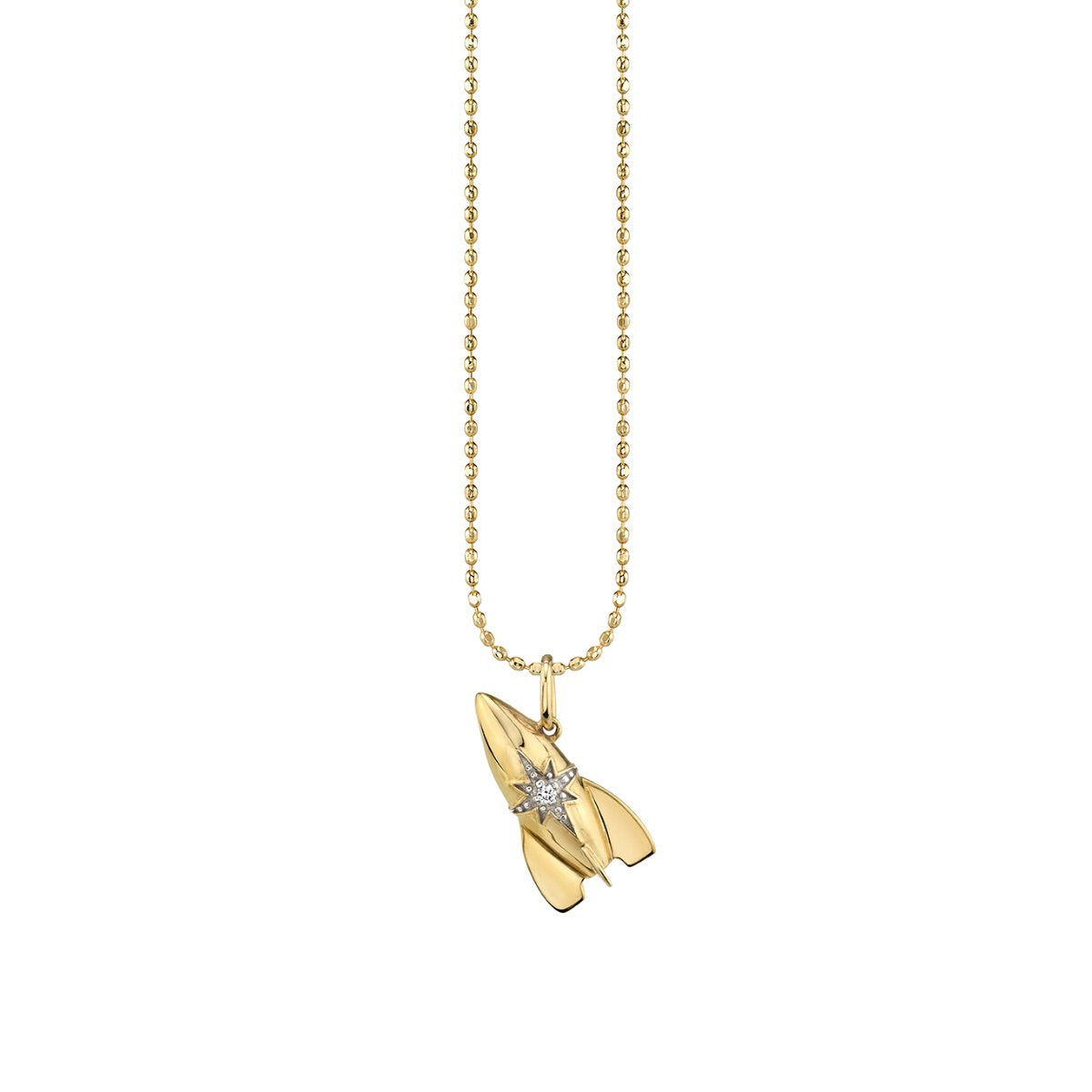 Shop Sydney Evan 14k Gold & Diamond Rocket Charm